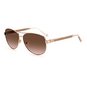 Kate Spade New York Women's Fara/S Pilot Sunglasses, Red Gold/Brown Pink Gradient, 57mm, 12mm
