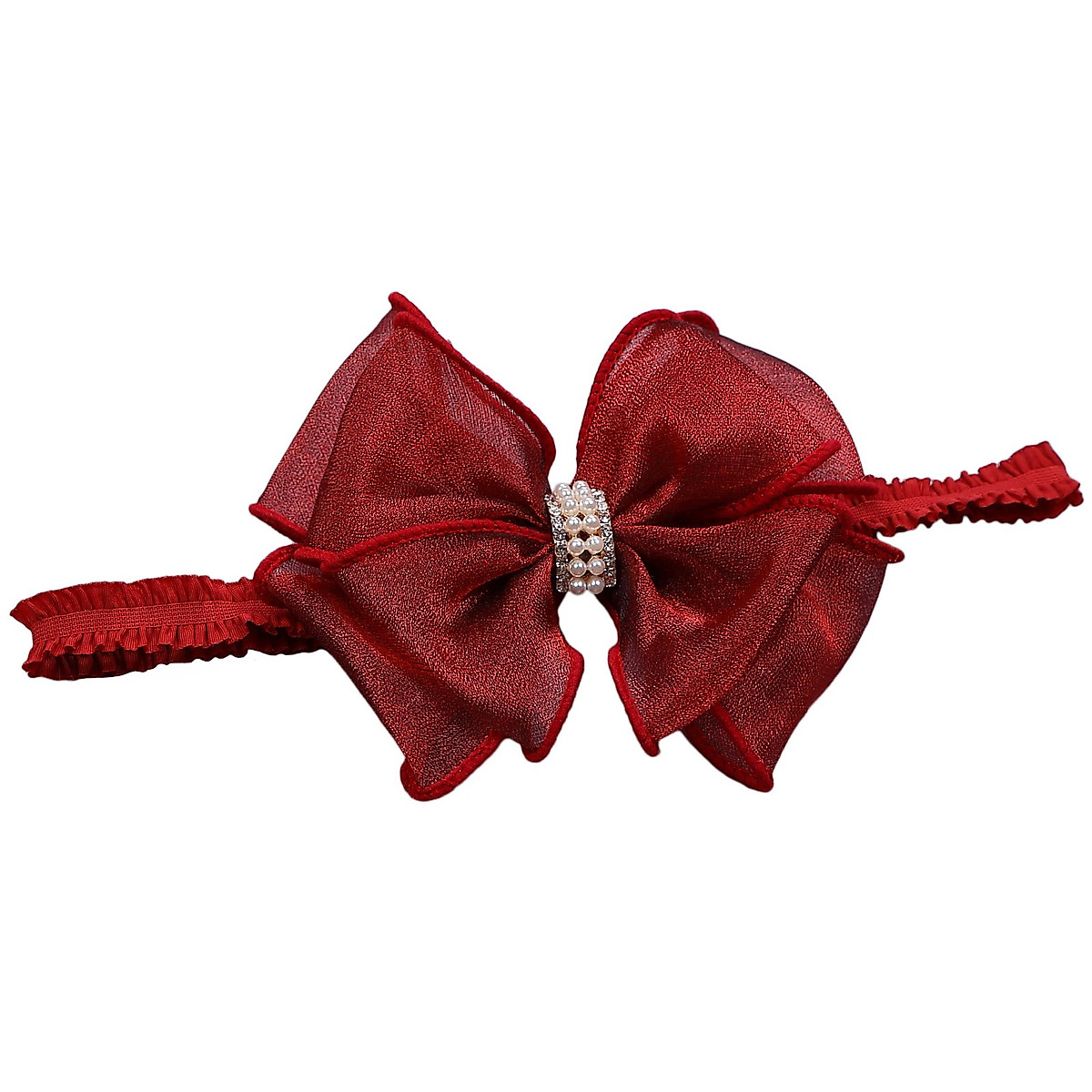 Glamulice Red Baby Flower Girls Dress Outfit Lace Infant First Birthday Outfit Wedding Bridesmaid Party Christmas Dresses 6-12 Burgundy Newborn Formal Holiday Ball Gown Daughters Photo Shoot Event 6M