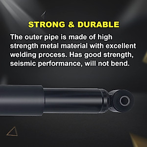 LUFT MEISTER 23487280 2 PCS Rear Air Shock Absorber Compatible with Escalade ESV EXT Chevy Suburban Tahoe Avalanche GMC Yukon XL 1500 19302786 25871432 580-1091