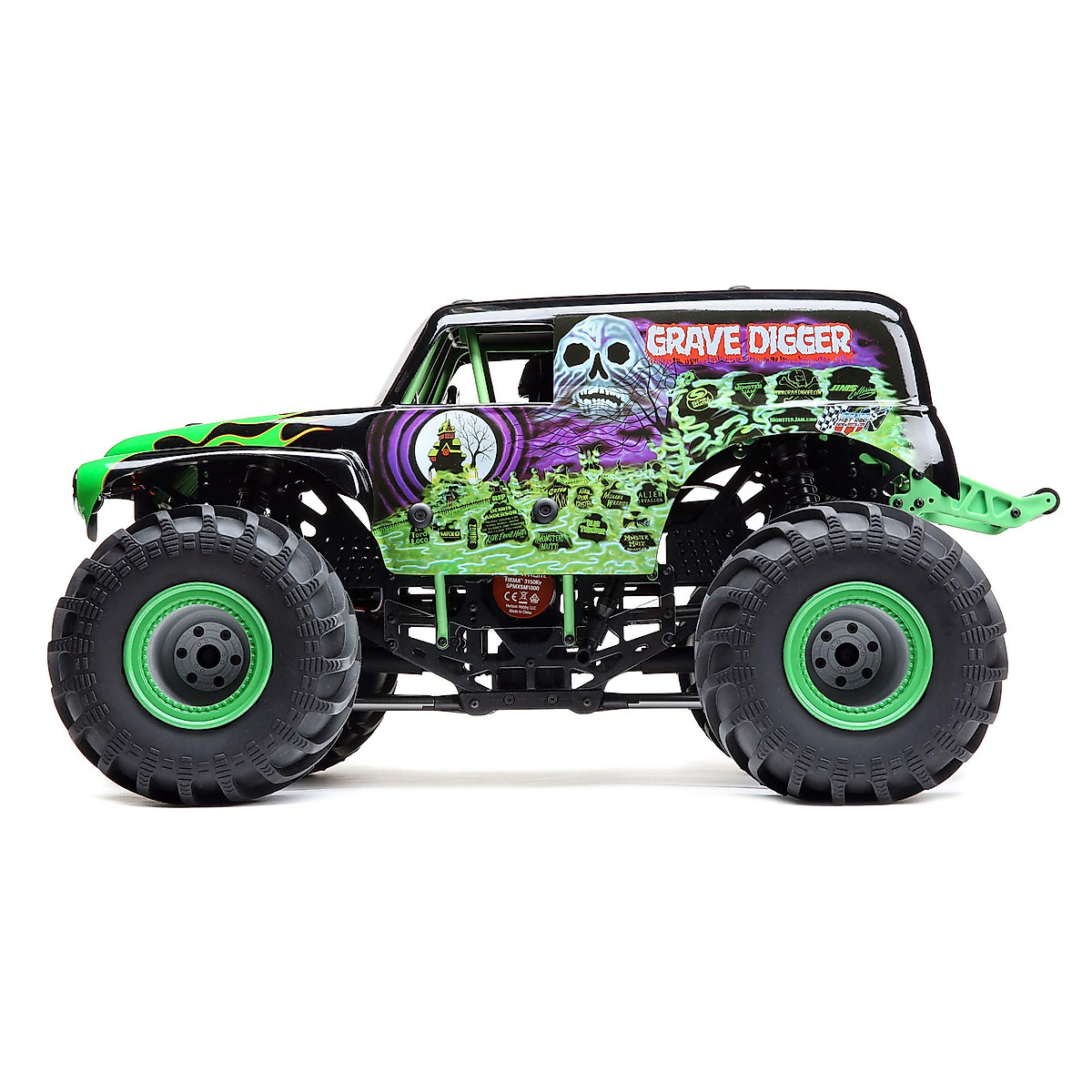 Losi RC Truck LMT 4 Wheel Drive Solid Axle Monster Truck RTR Battery and Charger Not Included Grave Digger LOS04021T1