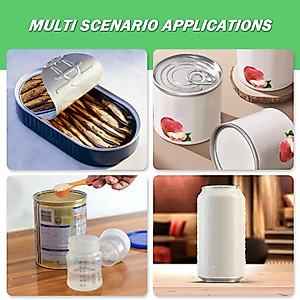 Electric Can Opener, Can Opener Electric for Any Can Sizes Hand Food-Safe Automatic Can Opener Portable Battery Operated Can Openers Electric Can Openers for Seniors with Smooth Edge Green