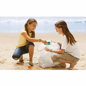 ATSMOICY 48 Garbage Truck Themed Party Silicone Wristband Bracelets - Rubbish truck Themed Baby Shower Birthday Waste Management Recycling Party Supplies Decorations Favors Rubber Bracelet