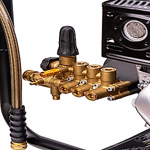 SIMPSON Cleaning PS60869 PowerShot 4000 PSI Gas Pressure Washer, 3.5 GPM AAA Triplex Pump, Honda GX270 Engine, Includes Spray Gun, Wand, 5 QC Nozzle Tips, 3/8-inch x 50-Foot Monster Hose, 49-State