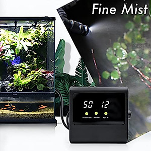 MrReptile Reptile Mister Humidifier, Automatic Mister for Reptiles、Indoor Plants, Upgrade MS100 Mister, Reptile Misting System