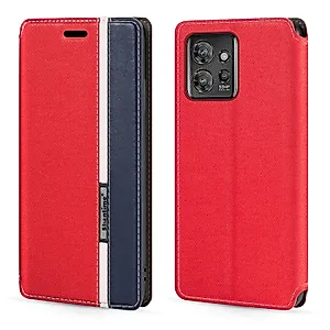Shantime for Motorola ThinkPhone 5G Case, Fashion Multicolor Magnetic Closure Leather Flip Case Cover with Card Holder for ThinkPhone by Motorola (6.6”)