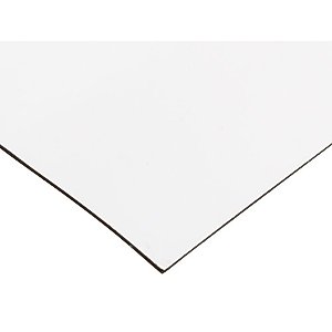 Master Magnetics - B005HY9KDM Magnet Sheet, Magnetic Paper, 12" Wide, 24" Long, White Vinyl Back, 08505
