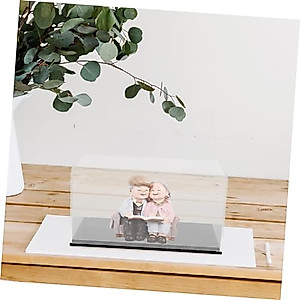 Cabilock Box Display case Toys Clear Display Container Handicrafts Storage Case Action Figure Protective Case Handicraft Case Handicrafts Case Figure Case Model Case Acrylic Jewelry Statue