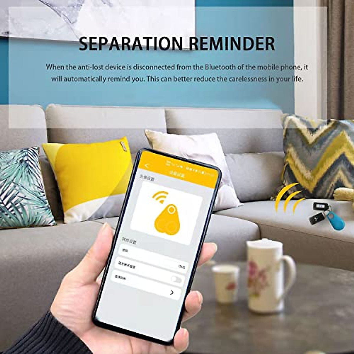 4 Pack Bluetooth Anti-Lost Device Smart Two-Way Alarm Tracker Wallet Mobile Phone pet Elderly Children Anti-Lost Device Key Chain