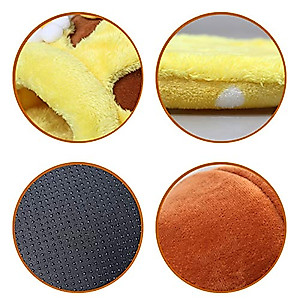 Eurobuy Rabbit Guinea Pig Hamster House Bed Cute Small Animals Pet Fleece Winter Warm Cozy Bed Hedgehog Winter Nest Cage Hamster Accessories