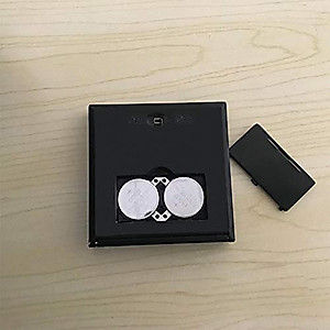 FQYYDD Illuminated Makeup Mirror Make-Up Mirror With 6 Small Led Light Square Mirror Switch Battery Touch Lighting