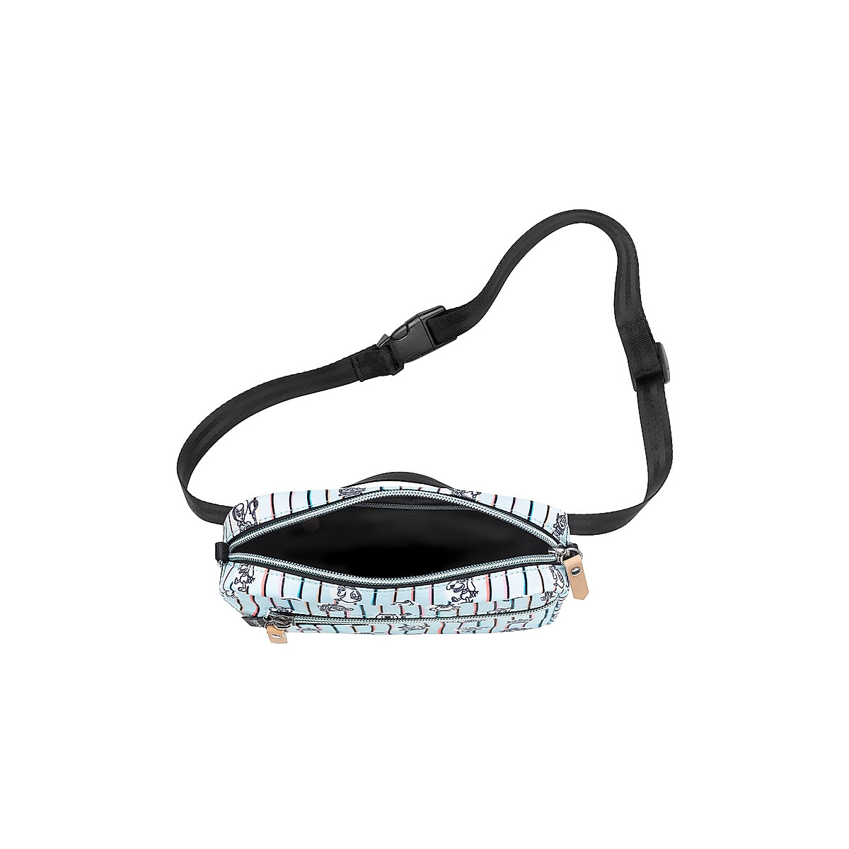 Petunia Pickle Bottom Adventurer Wristlet, Crossbody Strap, Waist Belt Bag, Purse, Wallet | Versatile, Fashionable | Disney & Pixar Playday