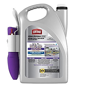 Ortho Home Defense Max Bed Bug, Flea and Tick Killer - With Ready-to-Use Comfort Wand, Kills Bed Bugs and Bed Bug Eggs, Bed Bug Spray , 1 gal.