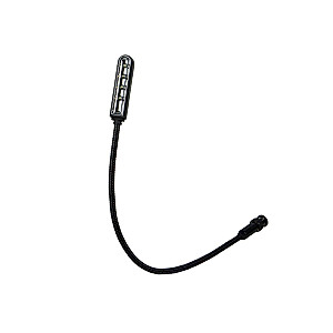 Monoprice Live Sound Mixer Light for BNC Port - Flexible, 4 LEDs, 10.6-Inch Gooseneck, 16-Inch, Black - Stage Right Series