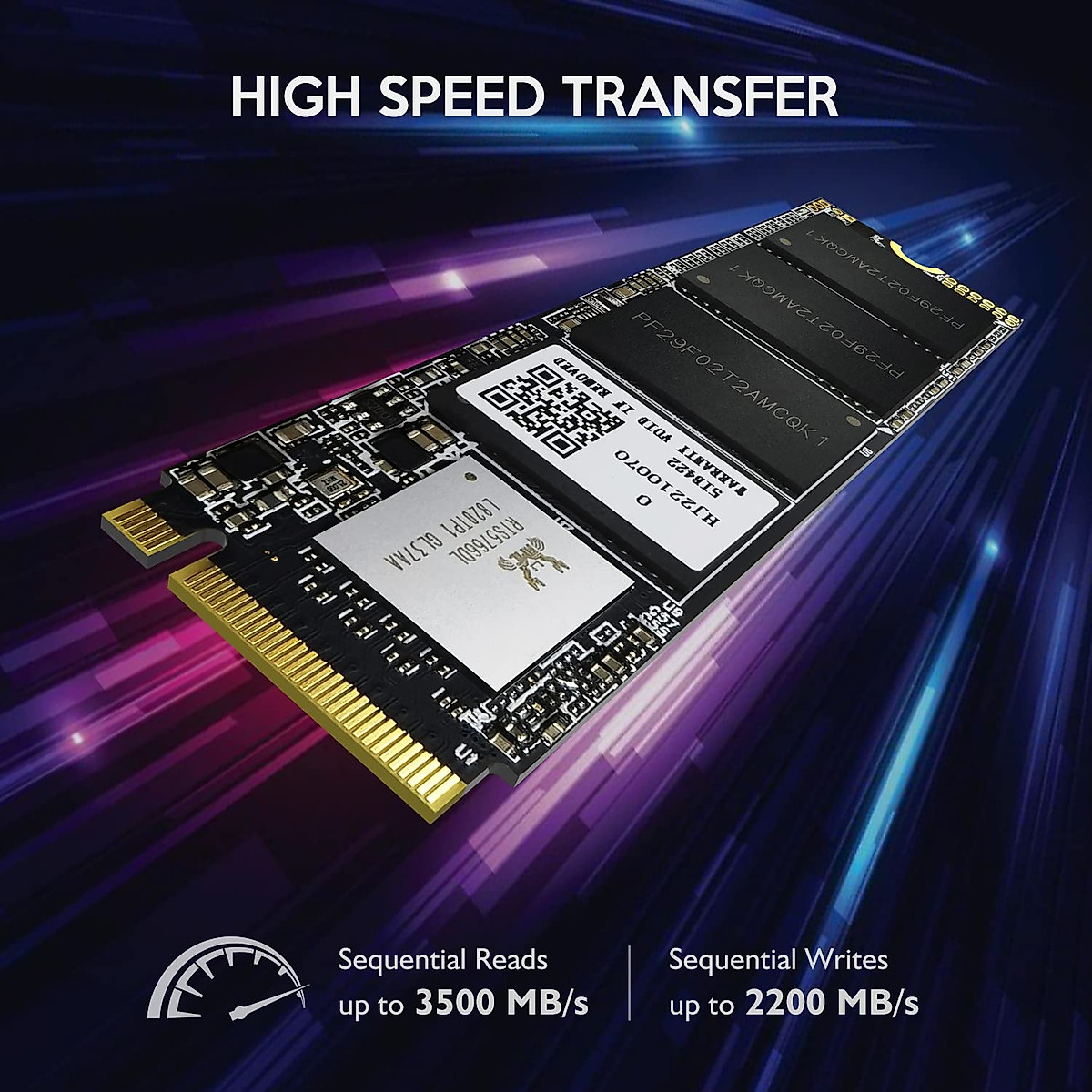 innomaker 1TB SLC Cache 3D NAND TLC NVMe M.2 2280 PCIe Gen 3x4 Internal SSD Solid State Hard Drive Memory Card Read/Write Speed up to 3500/2200MB/s for Laptop PC Desktop ARM SBC Boards (1TB)