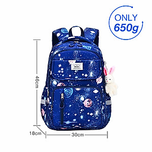 MICXKLZO School Backpack for Boys Girls, Waterproof Cute Backpack Travel Bookbag for Kids Children Casual Daypack Elementary School Bags