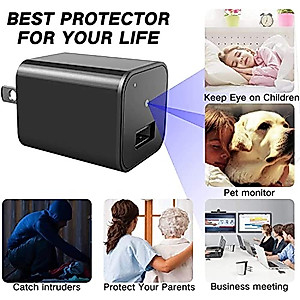 Hinne Spy Camera, Hidden Camera with HD1080P, Spy Camera Hidden Camera ,Nanny Cam with Loop Recording,Mini Camera with Motion Detection,Small Camera, Surveillance & Security Cameras for Home/Bedroom