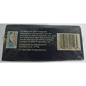 1990-91 NBA Hoops Basketball Card Box New Sealed