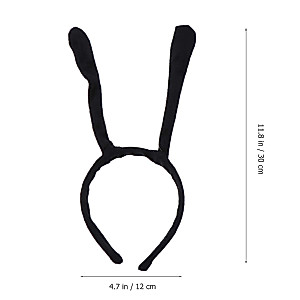 Tentacle Headband Ant Antenna Headband Cartoon Animal Tentacle Hair Bands Hair Hoops Cosplay Party Makeup Headband (Black)