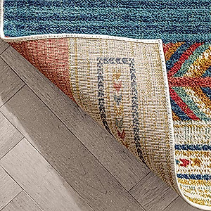 Well Woven Dustin Crimson Southwestern Medallion 5'3" x 7'3" Area Rug