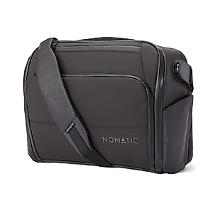 NOMATIC Messenger Bag - Formal Laptop Computer Bag and Briefcase - Crossbody Bag/Shoulder Bag and RFID Safe Travel Bag - 15-Inch Laptop Bag and Work Bag (Black)