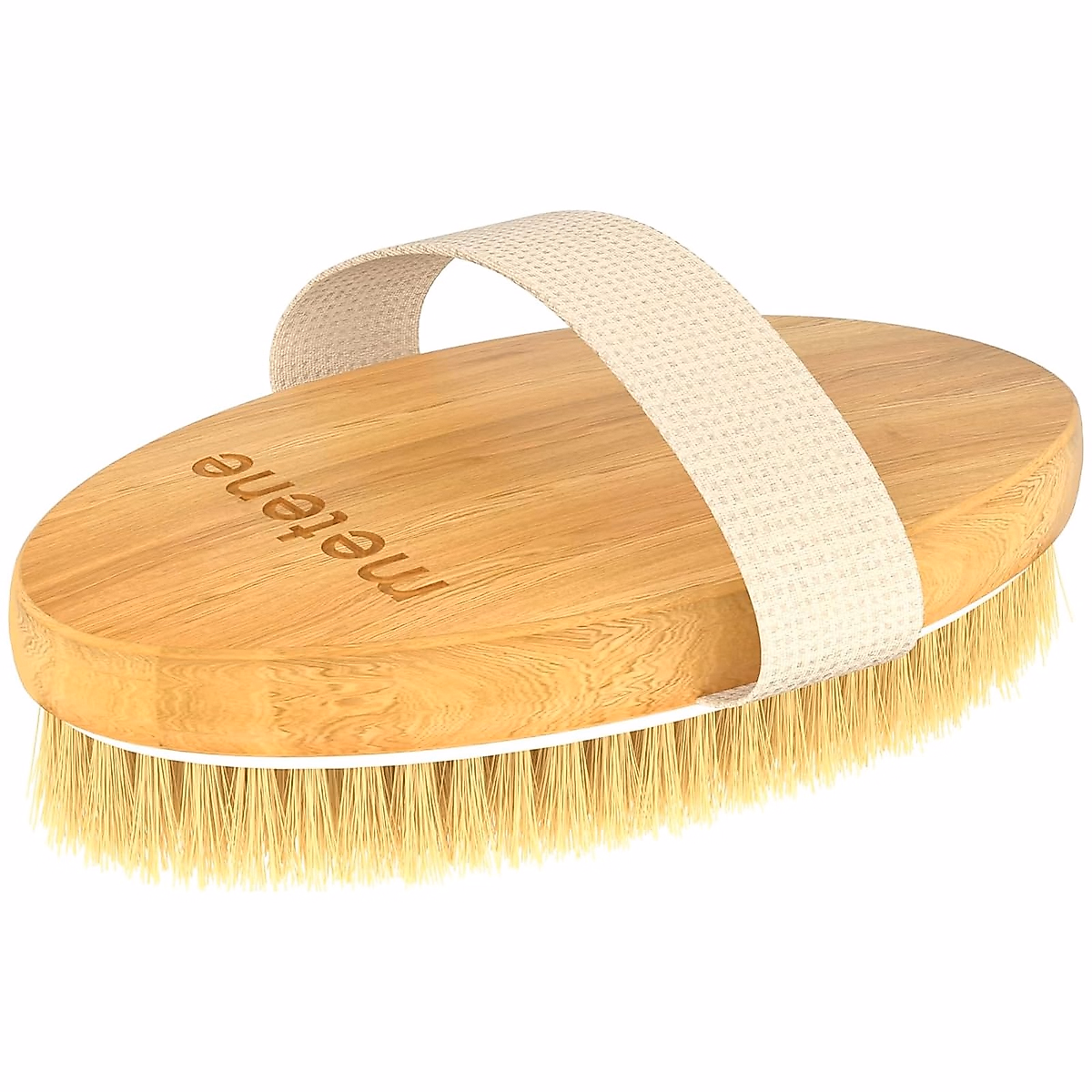Metene Dry Brushing Body Brush, Exfoliating Body Scrubbers, Natural Bristles for Dry Skin, Improve Circulation, Stop Ingrown Hairs, Reduce Acne and Cellulite