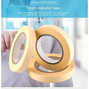 Autoclave Tape - Steam Sterilisation Indicator Tape 19mm x 50m (4pcs)