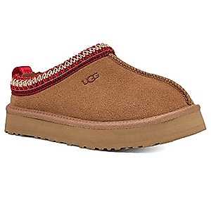 UGG K TAZZ Slipper, Chestnut, 1 US Unisex Little Kid