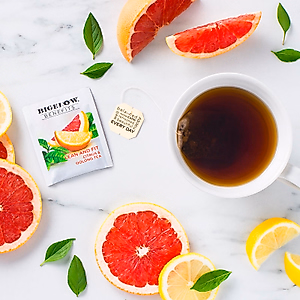 Bigelow Tea Benefits Lean and Fit Citrus & Oolong Tea, Caffeinated, 18 Count (Pack of 6), 108 Total Tea Bags