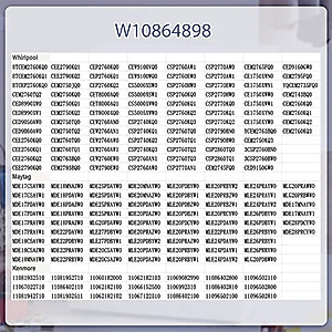 W10864898 Dryer Heating Element Compatible with whirlpool, Kenmore Elite, may-tag, Replaces AP6026295 W10832958-3 Years Warranty- Figure 6 Can See More Models