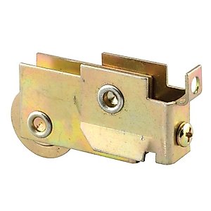 Prime-Line D 1753 1 In. Steel Ball Bearing Sliding Door Roller Assembly, for King Mirror (Single Pack), Gold