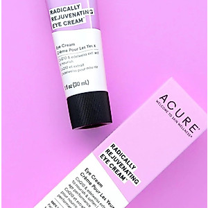 ACURE Radically Rejuvenating Eye Cream - Vegan Anti-Aging Skincare - Made From Hydrating Chlorella & Edelweiss Extract - Minimize Wrinkles and Fine Lines - Moisturize Skin Around & Under Eye - 1 Fl Oz