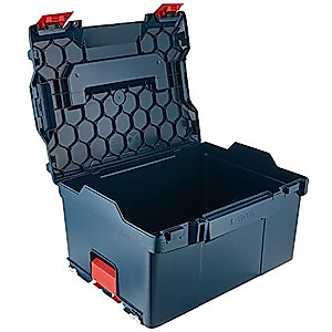 BOSCH L-BOXX-3 10 In. x 14 In. x 17.5 In. Stackable Tool Storage Case,Blue