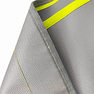 Fire Pit Mat,Fireproof Mat Visible at Night-Great for Deck Fire Pit Base,Patio Fire Pit Pad for Outdoor Wood Burning, Wood Floor, Grass, Campsite, Lawn(31.5'' X20'')