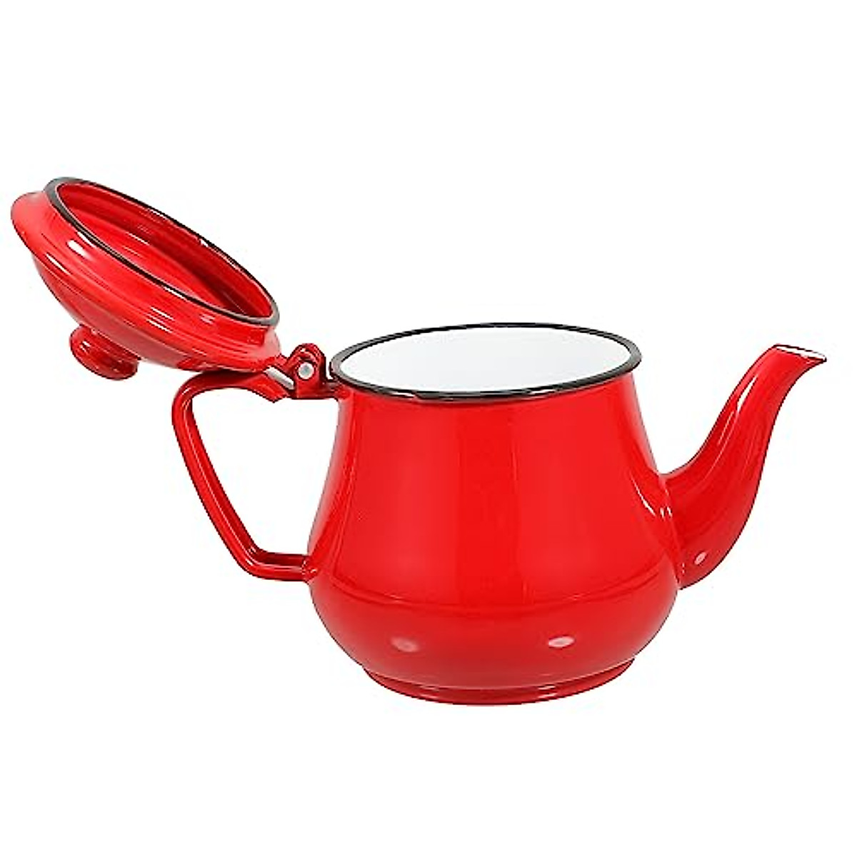 Hoement Enamel Kettle stovetop enamel teakettle whistling tea kettles whistle boiling kettle grease jug stove top water kettle enameled teakettle china teapot Turkey induction cooker