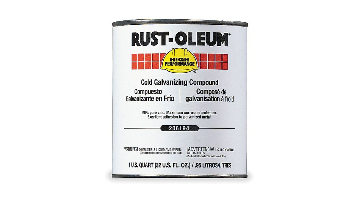 Rust-Oleum Cold Galvanizing Compound Flat 1 Quart — 🛍️ The Retail Market