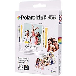 Polaroid POP 2.0 2 in 1 Instant Print Digital Camera (Blue) 10 Pack Bundle