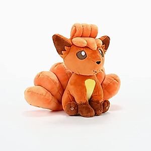Sanei Pokemon All Star Collection Vulpix Stuffed Plush Toy, 7"