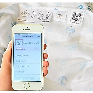 SwaddleDesigns Angry Birds Ultimate Winter Swaddle, X-Large Receiving Blanket, Made in USA, Premium Cotton Flannel, Blue (Mom's Choice Award Winner)