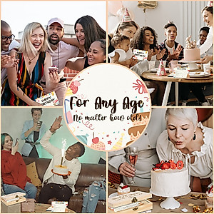 1DFAUL 60pcs Birthday Wishes Cards, Guest Book Advice Cards Box for Birthday Party, Advice And Wishes for Birthday Games, for 16th, 18th, 30th, 40th, 50th, and Any Age, Birthday Party Favors