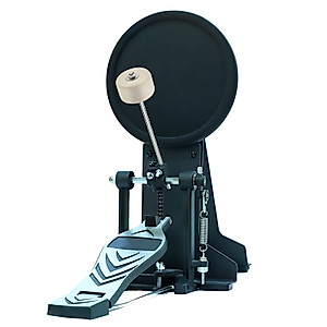 2 Pieces White Felt Bass Drum Beater Set, Kick Drum Foot Pedal Beater Drum Accessories Parts for Kick Drum Pedal