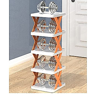 Tyewmiy Free Standing Shoe Racks Shoe Rack, Household Multilayer Simple Multi-Layer Shoe Cabinet, Storing Artifact, Space Saving Shoe Rack (Size : 24cm*26cm*17.5cm)