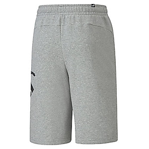 PUMA 10 Big Logo Shorts Medium Grey Heather MD 10