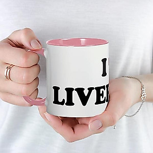 CafePress I Love Liverpool Mug Ceramic Coffee Mug, Tea Cup 11 oz