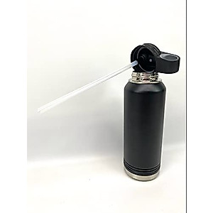 Jiu Jitsu Kid 32 ounce black insulated water bottle