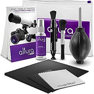 Altura Photo Professional Cleaning Kit for DSLR Cameras and Sensitive Electronics Bundle with 2oz Altura Photo Spray Lens and LCD Cleaner