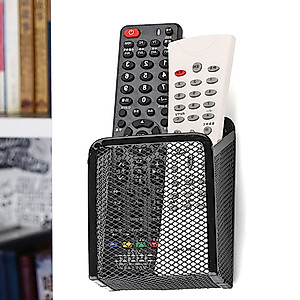 LANTWOO Remote Control Holder Wall Mount Media Organizer Storage Box