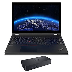 Lenovo ThinkPad P15 Workstation Laptop (Intel Xeon W-10855M 6-Core, 128GB RAM, 2TB PCIe SSD, Quadro RTX 5000 Max-Q, 15.6" 60Hz Touch 4K Ultra HD (3840x2160), Win 11 Pro) with D6000 Dock