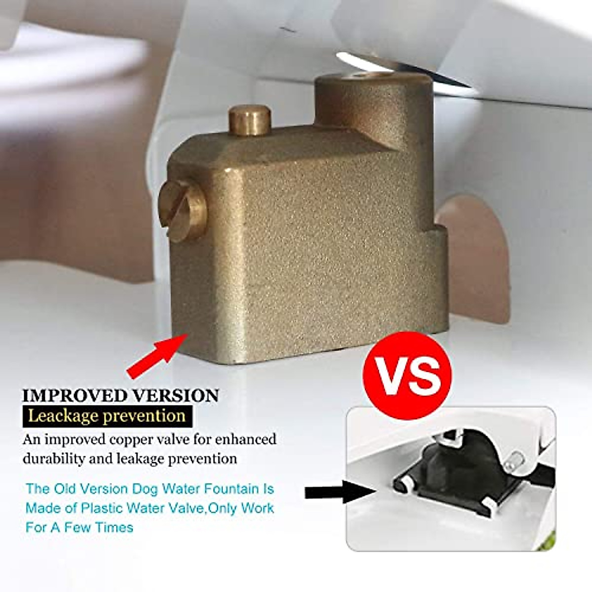 MATOP Dog Water Fountain Pet Waterer - Upgraded Outdoor Step-On Dog Water Dispenser Automatic Dog Waterer with 40" Hose for Dog Drinking Clean Fresh Cold Water Dog Fountain Outdoor Dog Water Toy