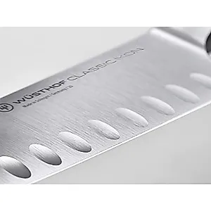 WÜSTHOF Classic IKON 7" Hollow Edge Santoku Knife