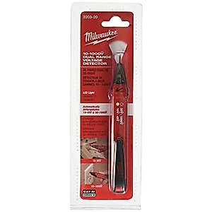 Milwaukee 2203-20 10-1000V Dual Range Voltage Detector